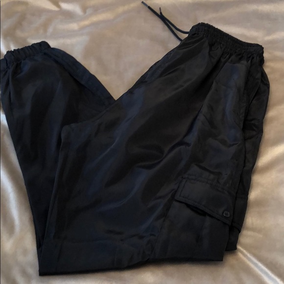 QED London | Pants & Jumpsuits | Qed London Nylon Track Pants | Poshmark